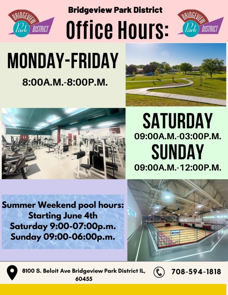 General Info. – Bridgeview Park District
